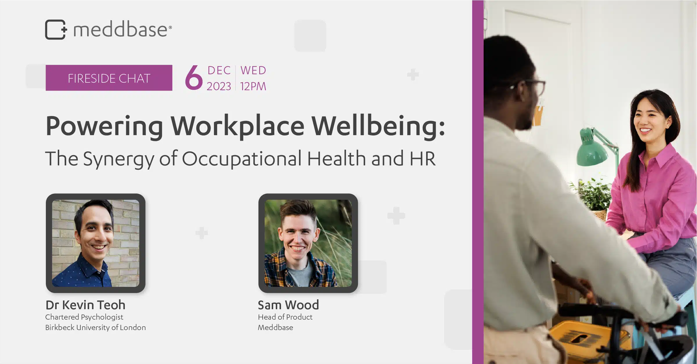 Fireside Chat: Powering Workplace Wellbeing - Meddbase