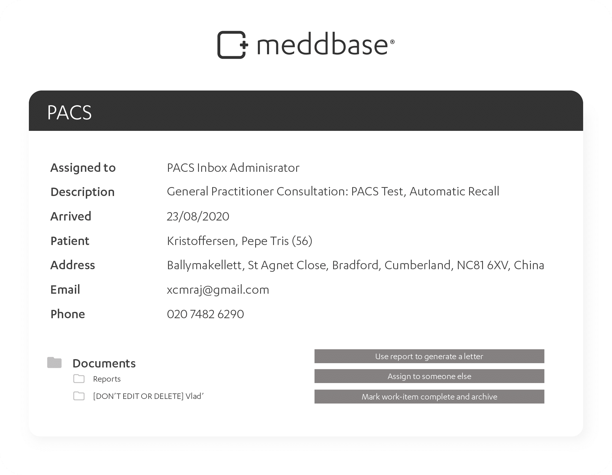 Integrations - Meddbase